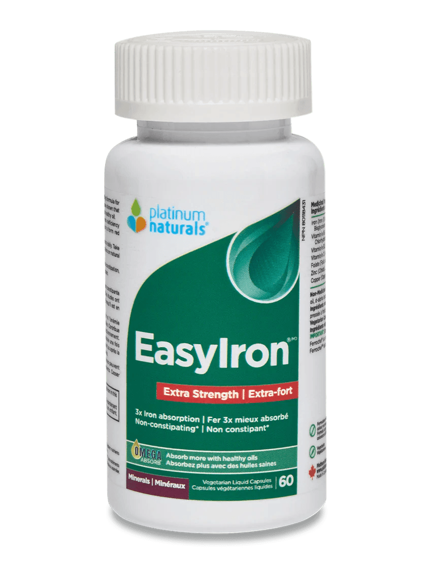 Platinum Naturals Easyiron Extra Strength 60 Veg Liquid Capsules
